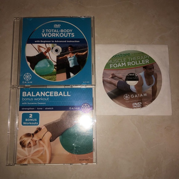 GAIAM | Media | 3 Gaiam Workout Dvds | Poshmark